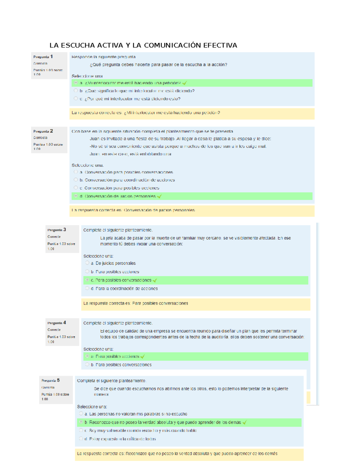 LA Escucha Activa Y LA Comunicación Efectiva - taller de comunicacion ...