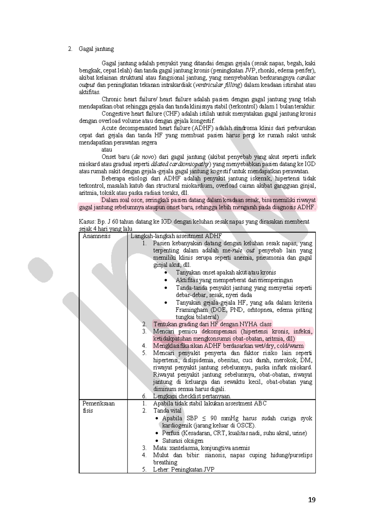 ACS, Heart Failure Case - Gagal jantung Gagal jantung adalah penyakit ...