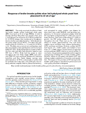 Stocking density broiler breeds - Impact of Stocking Density, Breed ...