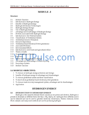 Module 4 - EERT - VTUPulse MODULE - Structure 4 Module Objective 4 Biomass Production 4 Energy ...