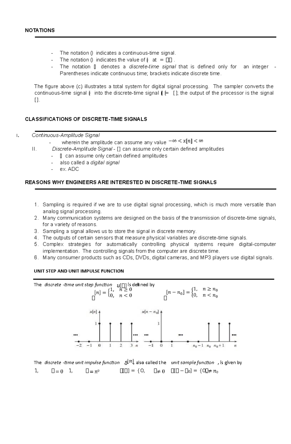 Electronics Signals, Spectra and Signal - NOTATIONS The notation ...