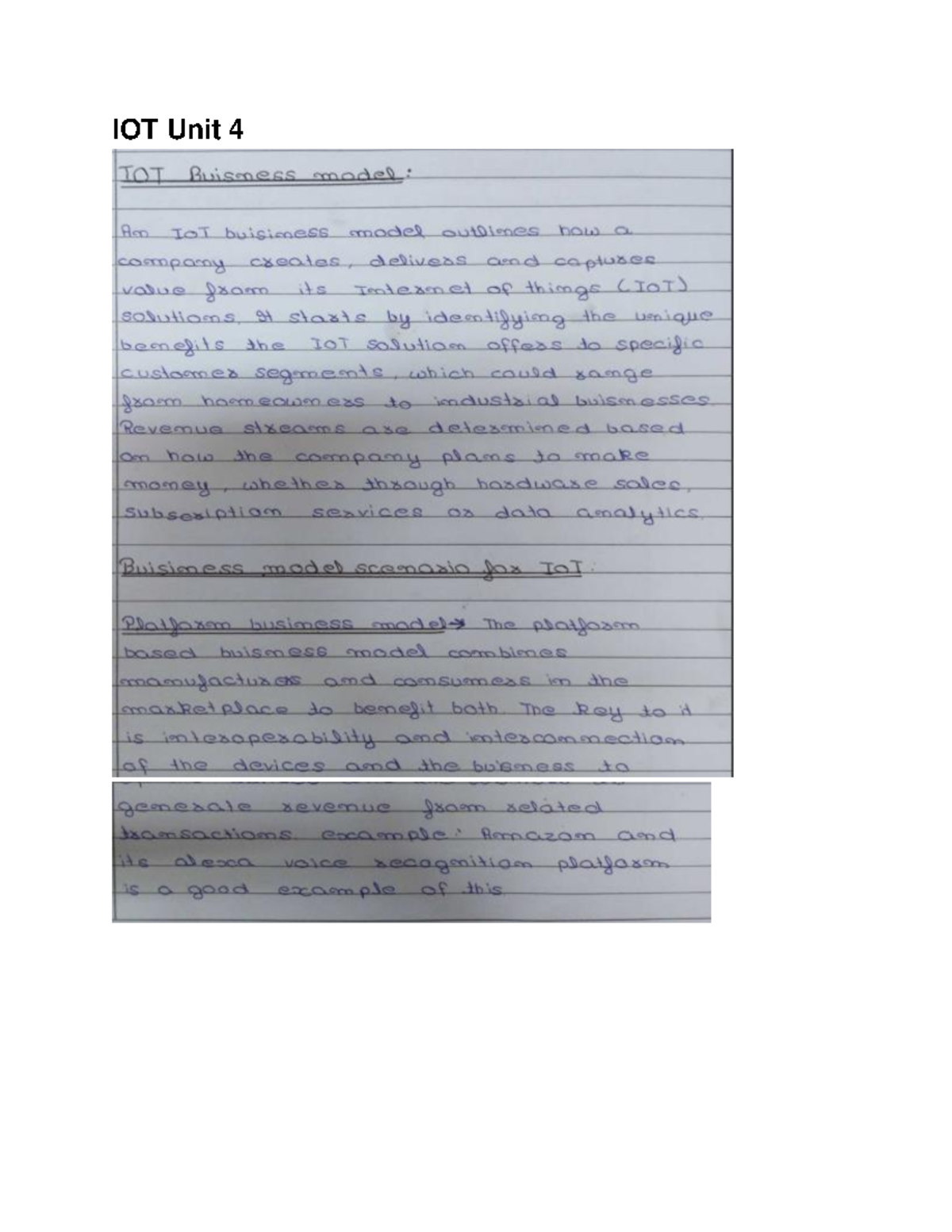 IOT unit 4 - IOT Unit Smart metering Smart Metering and Advanced Metering Infrastructure (AMI ...