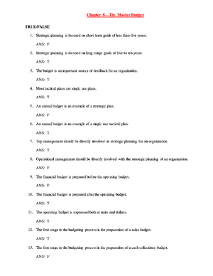 Cost Acctg Chapter 4 1 - CHAPTER 4 Multiple Choices – Computational 1. b 6. b 2. b 7. c 3. b 8 ...