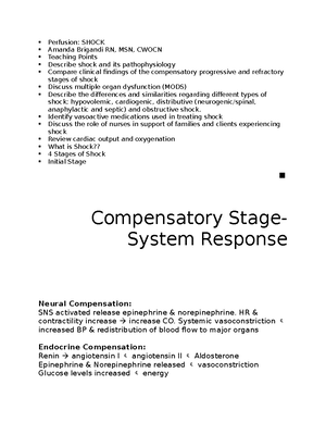 Oxygen case study - Oxygena(on & Perfusion Case Study Mr. Johnson is a ...