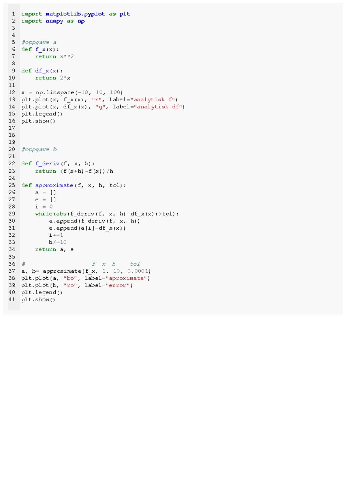 Derivasjon - Øving 3 - 1 2 3 4 5 6 7 8 9 10 11 12 13 14 15 16 17 18 19 ...