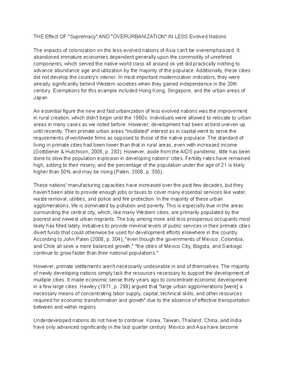Chapter 2 Section 5 Notes Full Chapter Soc 163 The Effect Of 4591