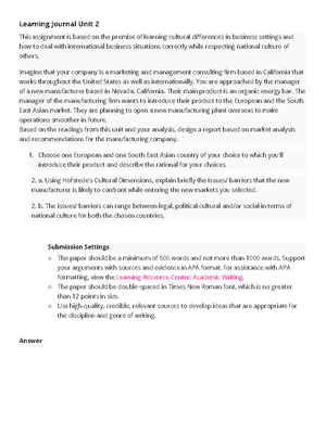 BUS 4405-01 - AY2023-T1 Leadership Written Assignment Unit 2 Paper ...