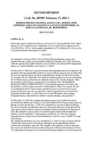 Consent vitiated by fraud - THIRD DIVISION [G. No. 125485. September 13 ...