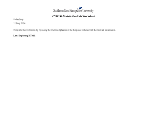 CYB-250 Module 2 Activity - Journal Prompt Submission - CYB- 14 July ...