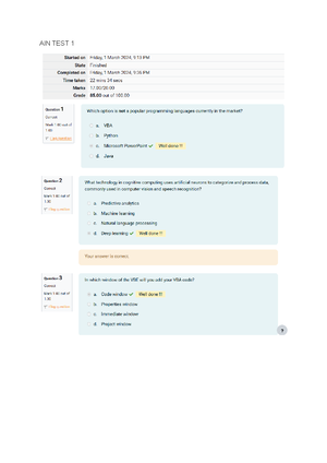 AIN3701 - Unisa - Automation and data analysis. - Studocu