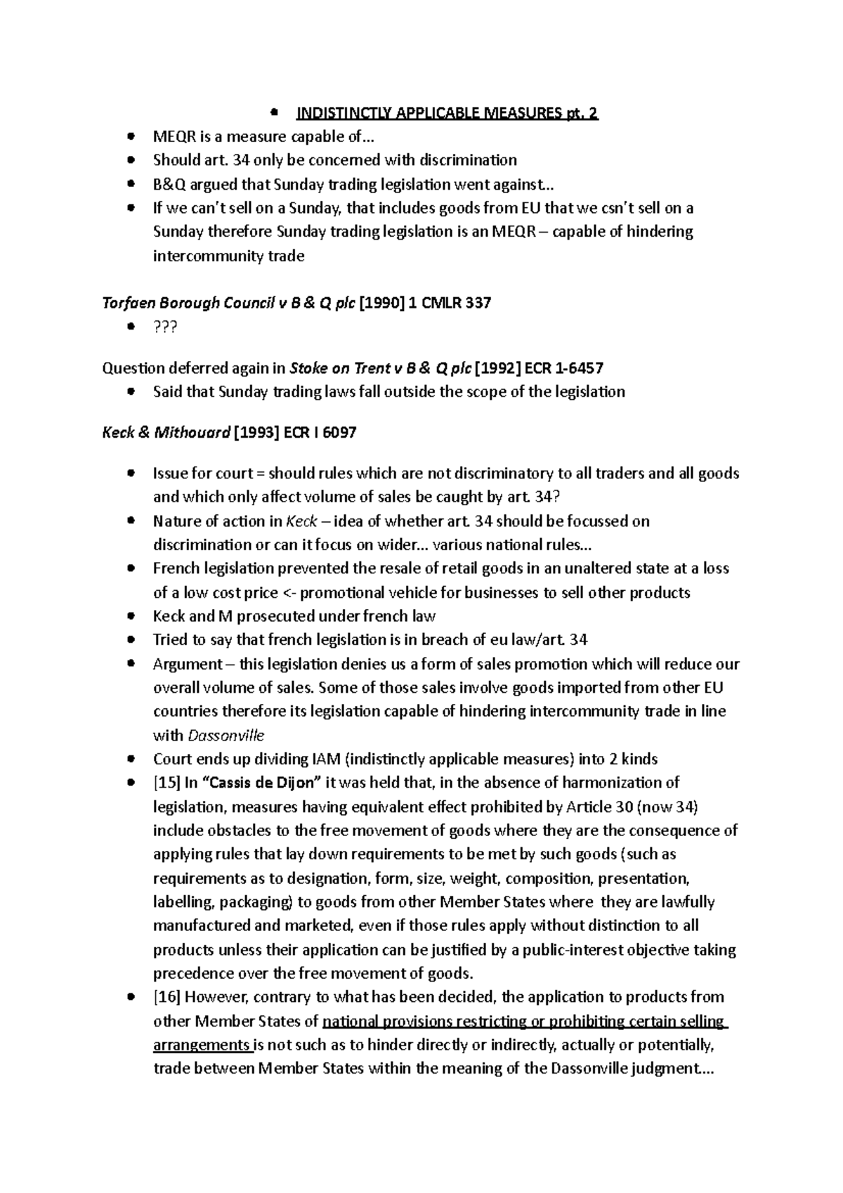 Indistinctly Applicable Measures pt. 2 - INDISTINCTLY APPLICABLE ...