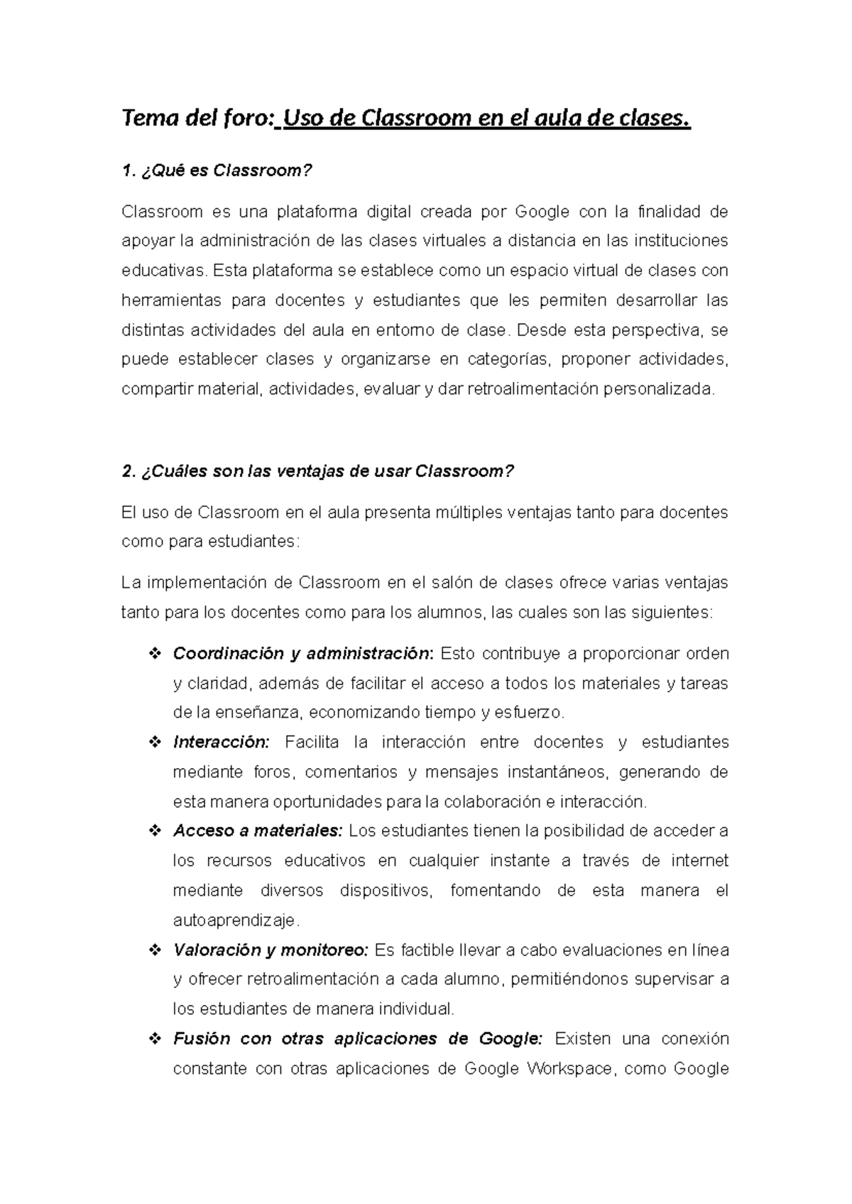 Foro 2 diagnostico y atencion pedagogica a la diversidad - Tema del ...