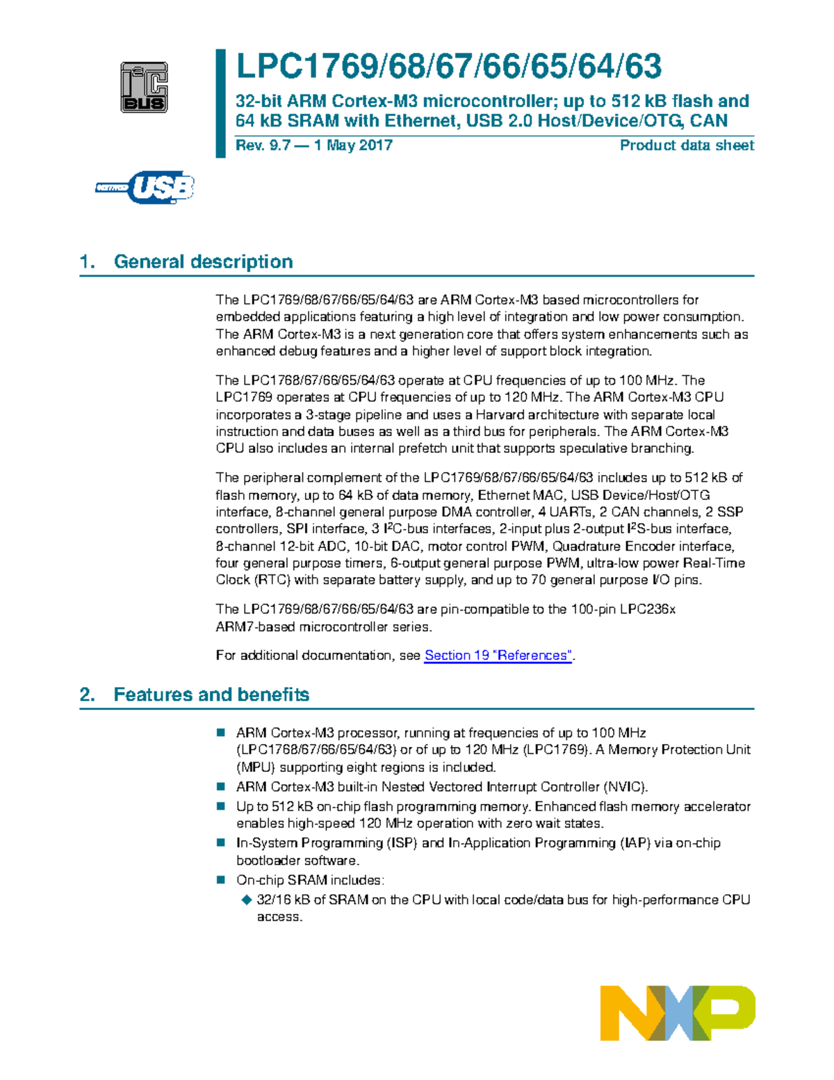 LPC1768 Datasheet - Aqui presentamos los esquemas de la placa - 1 ...