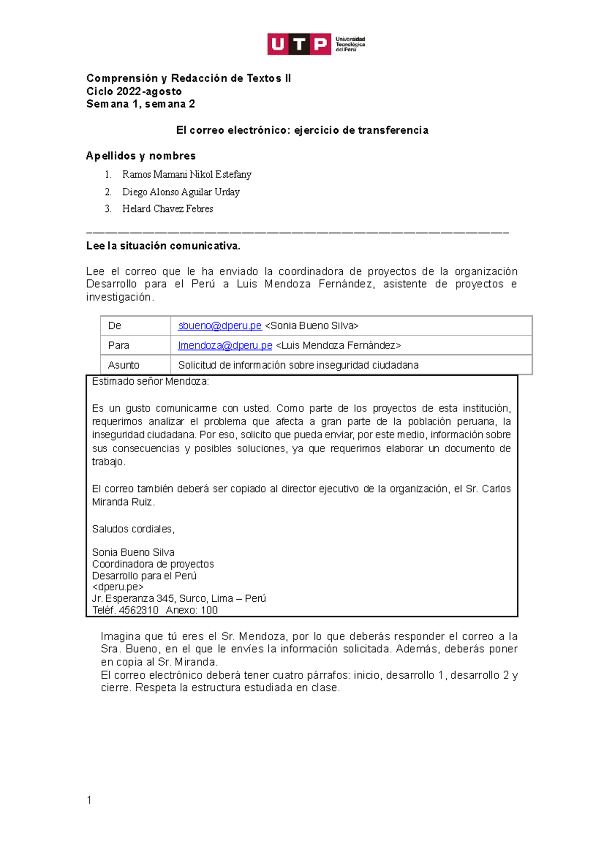 S01 y S02 - El correo electrónico ejercicio de transferencia formato (1 ...