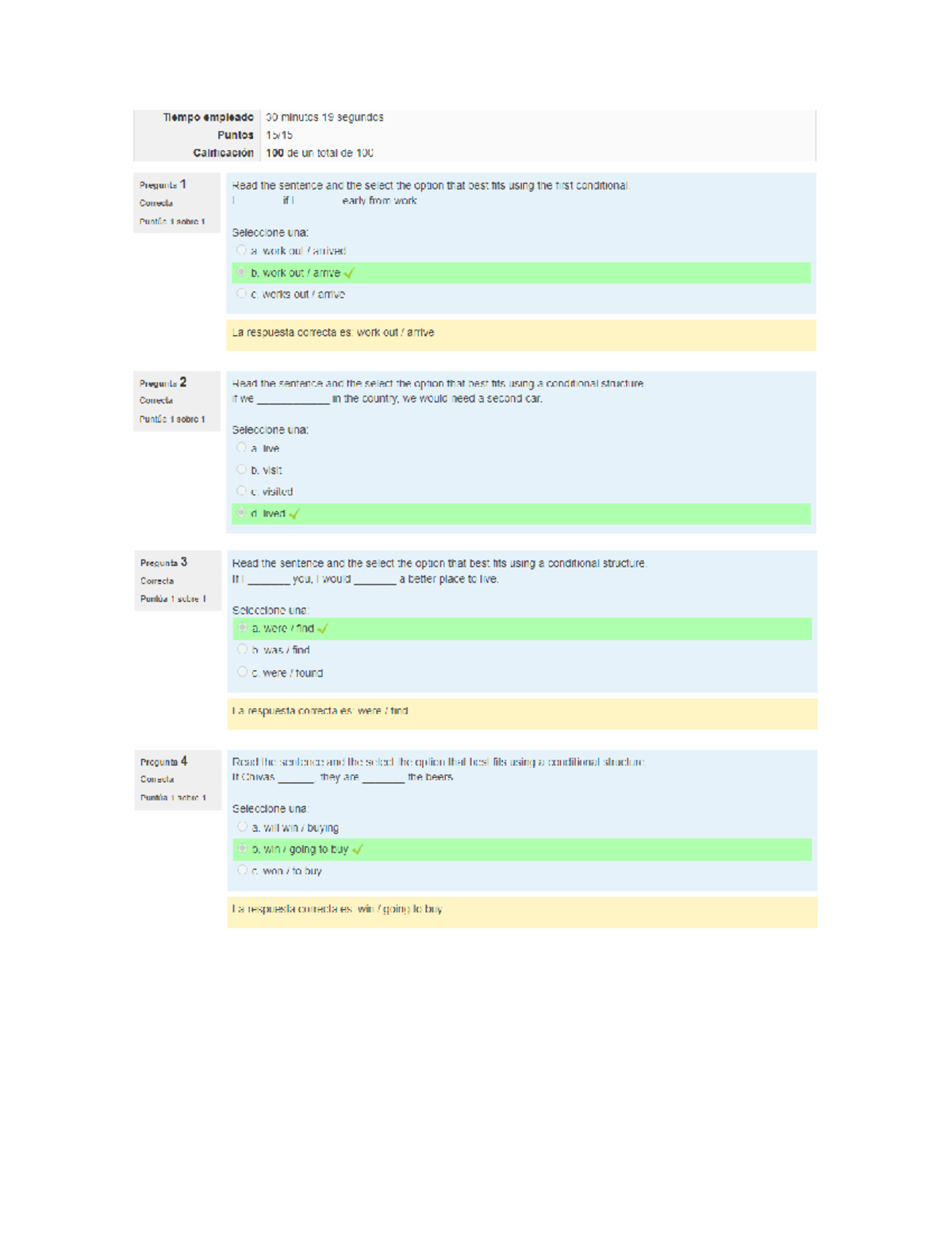 Assignment 5 Questionnaire U3 Ingles III - Inglés III - Studocu