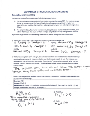 Chemistry Final Exam Study Guide - Chemistry 101 Final Exam Study Guide ...