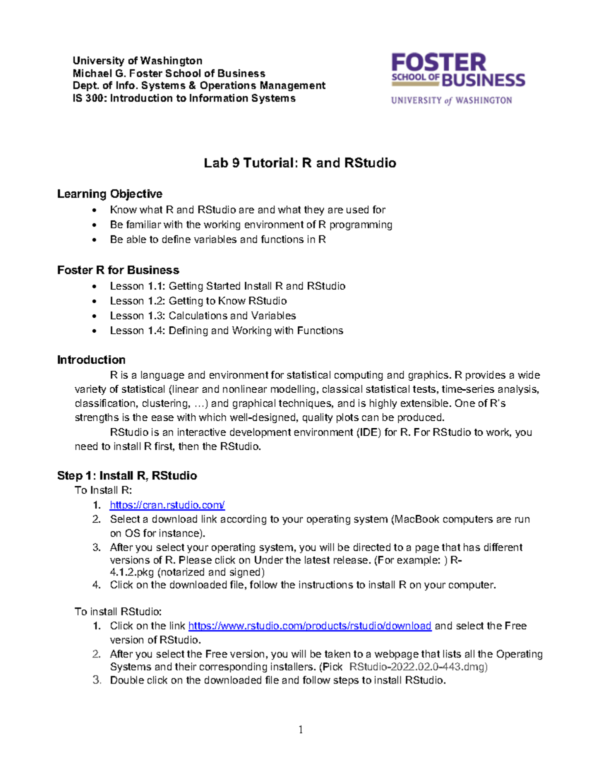 Lab9Tutorial - Lab tutorial for Information Systems lab - University of ...