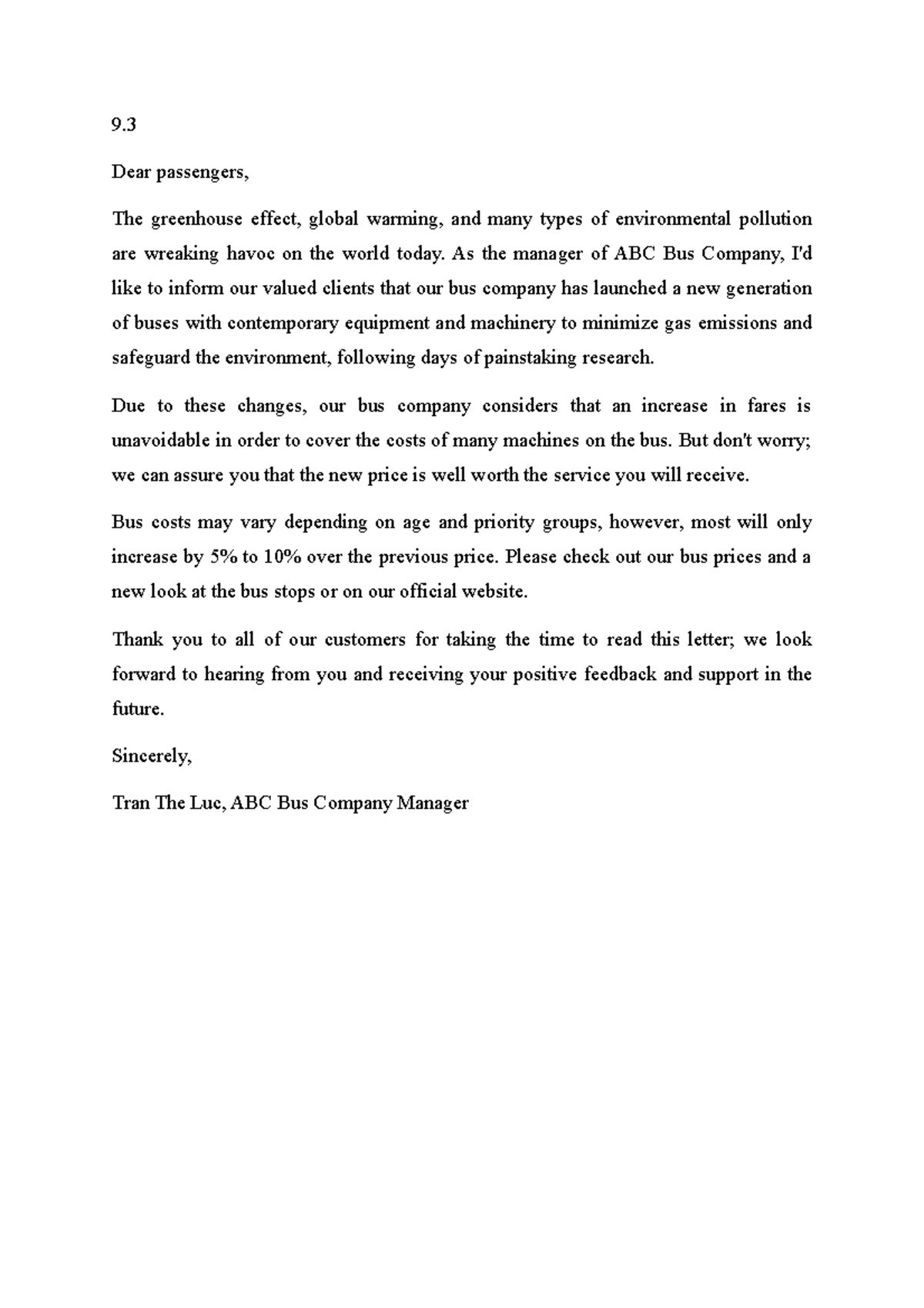 Letter - English for international business, hope this help you - 9 ...