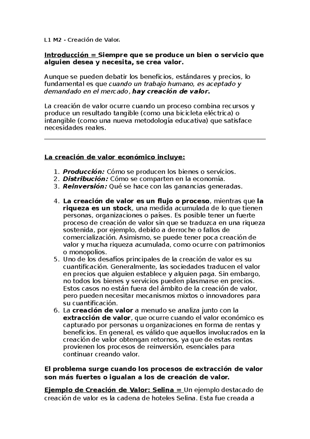 Modulo 2 tecnologia - jjnnnn - L1 M2 - Creación de Valor. Introducción ...
