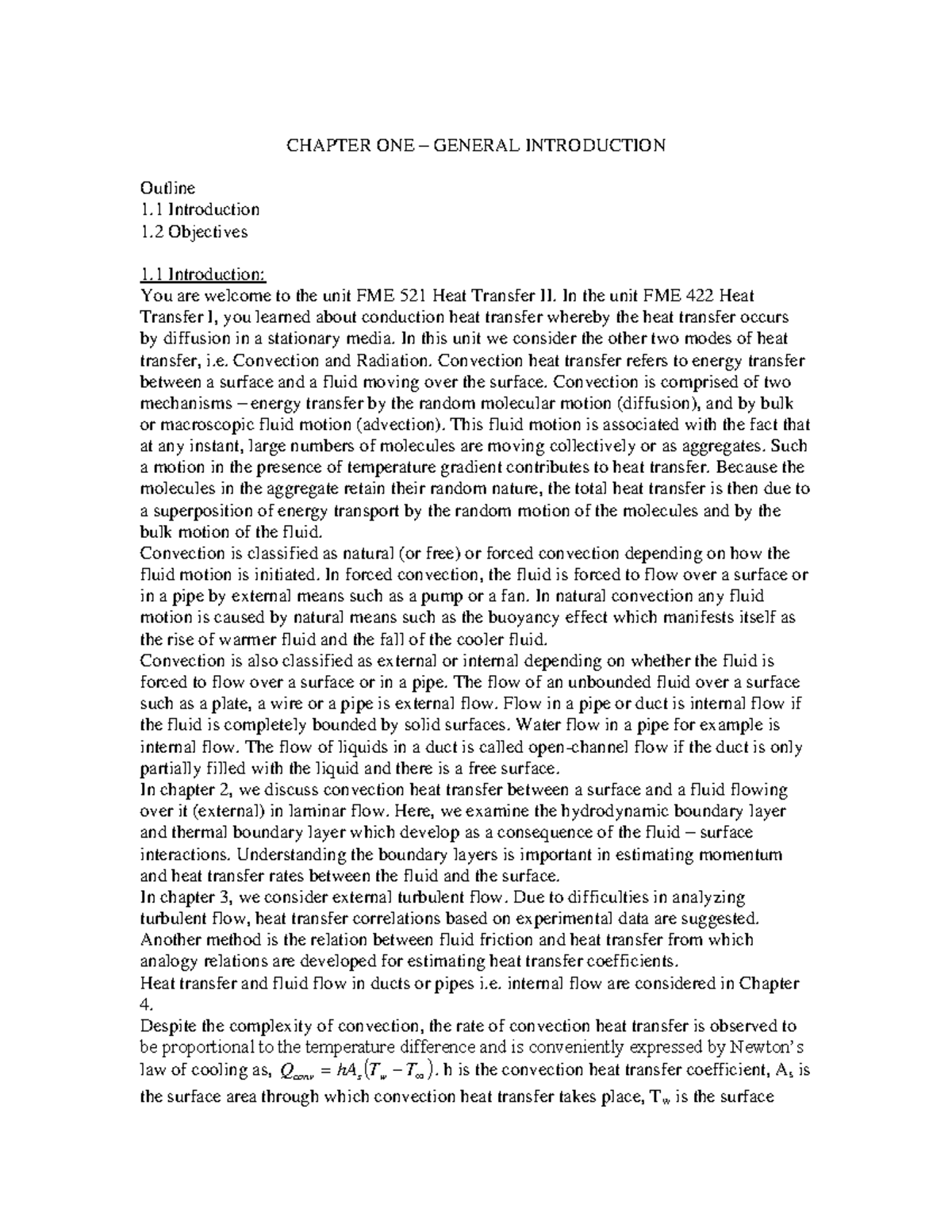 Chapter 1 General Introduction - CHAPTER ONE – GENERAL INTRODUCTION ...