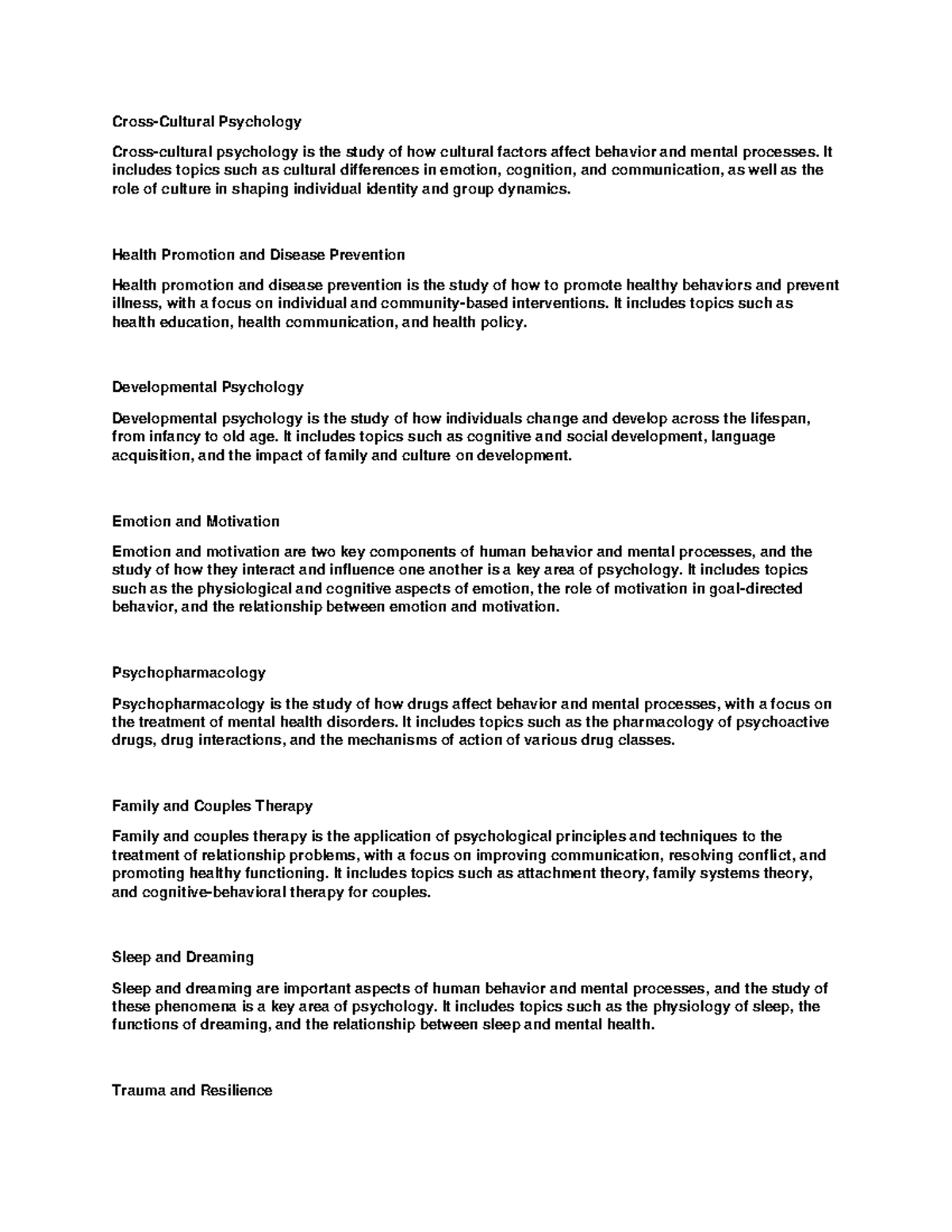 Psych - Cross-Cultural Psychology Cross-cultural psychology is the ...