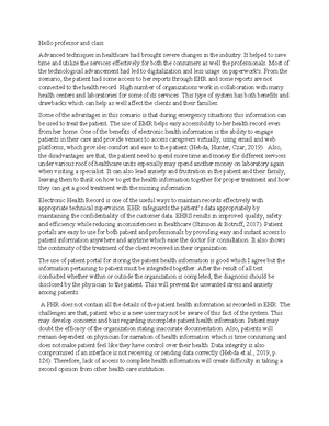 N R 361 5th week - solve assignment - The technology topic that I will ...