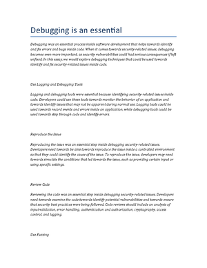 Error handling and logging - Error handling and logging Error handling ...
