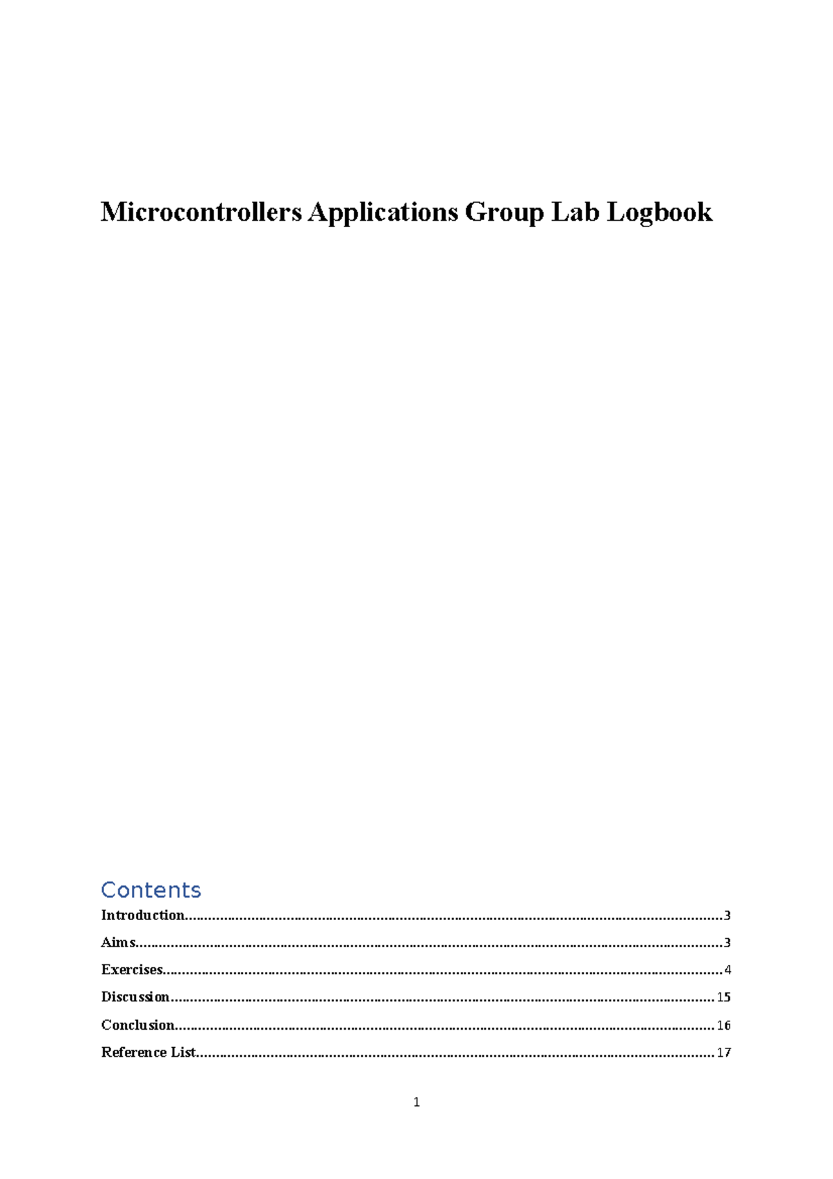 4. PWM Logbook - Microcontrollers Applications Group Lab Logbook Contents - Studocu
