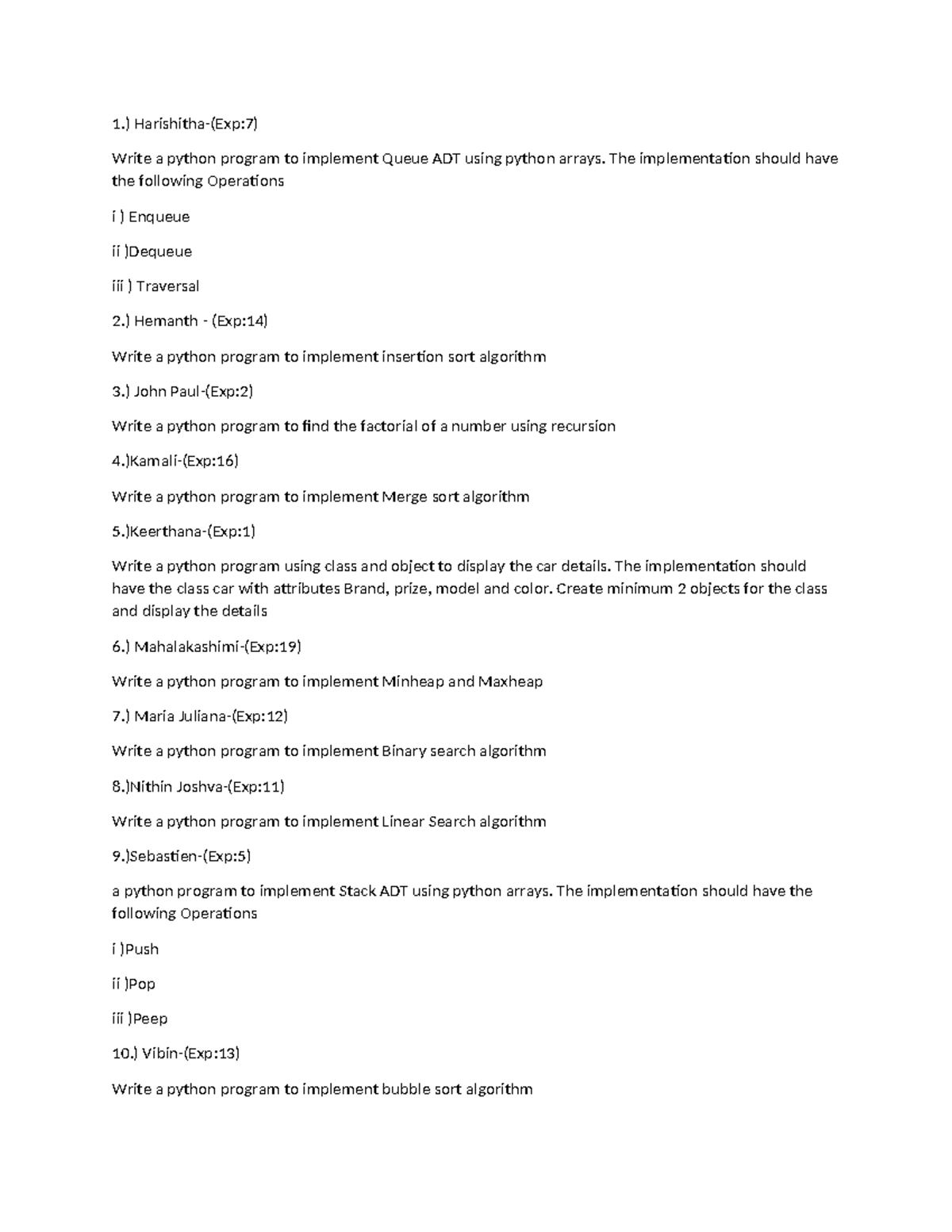 Document (11) - SQL manipulation - 1.) Harishitha-(Exp:7) Write a ...