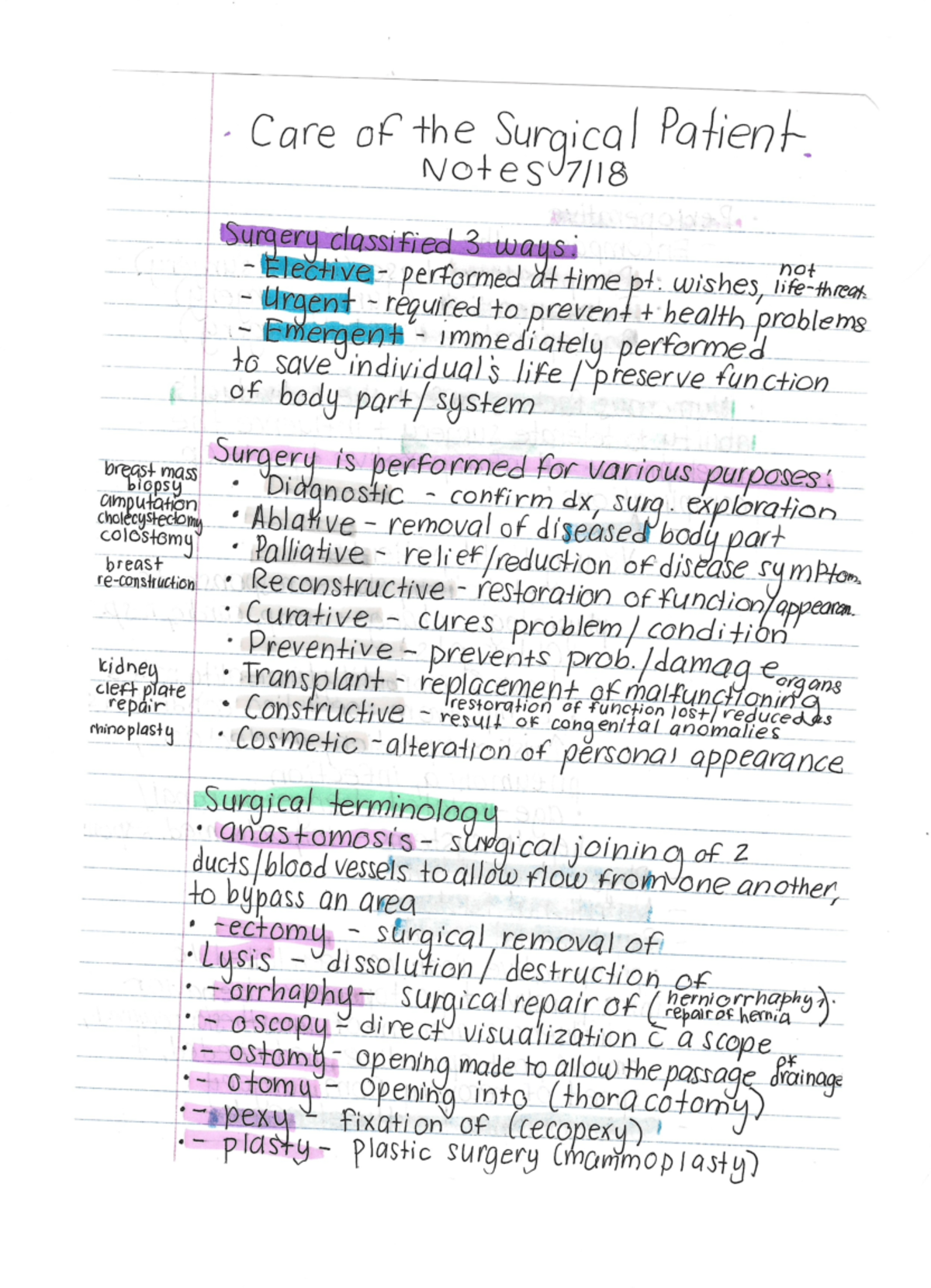 Chapter 42 Care of the Surgical Patient - Care of the Surgical Patient ...