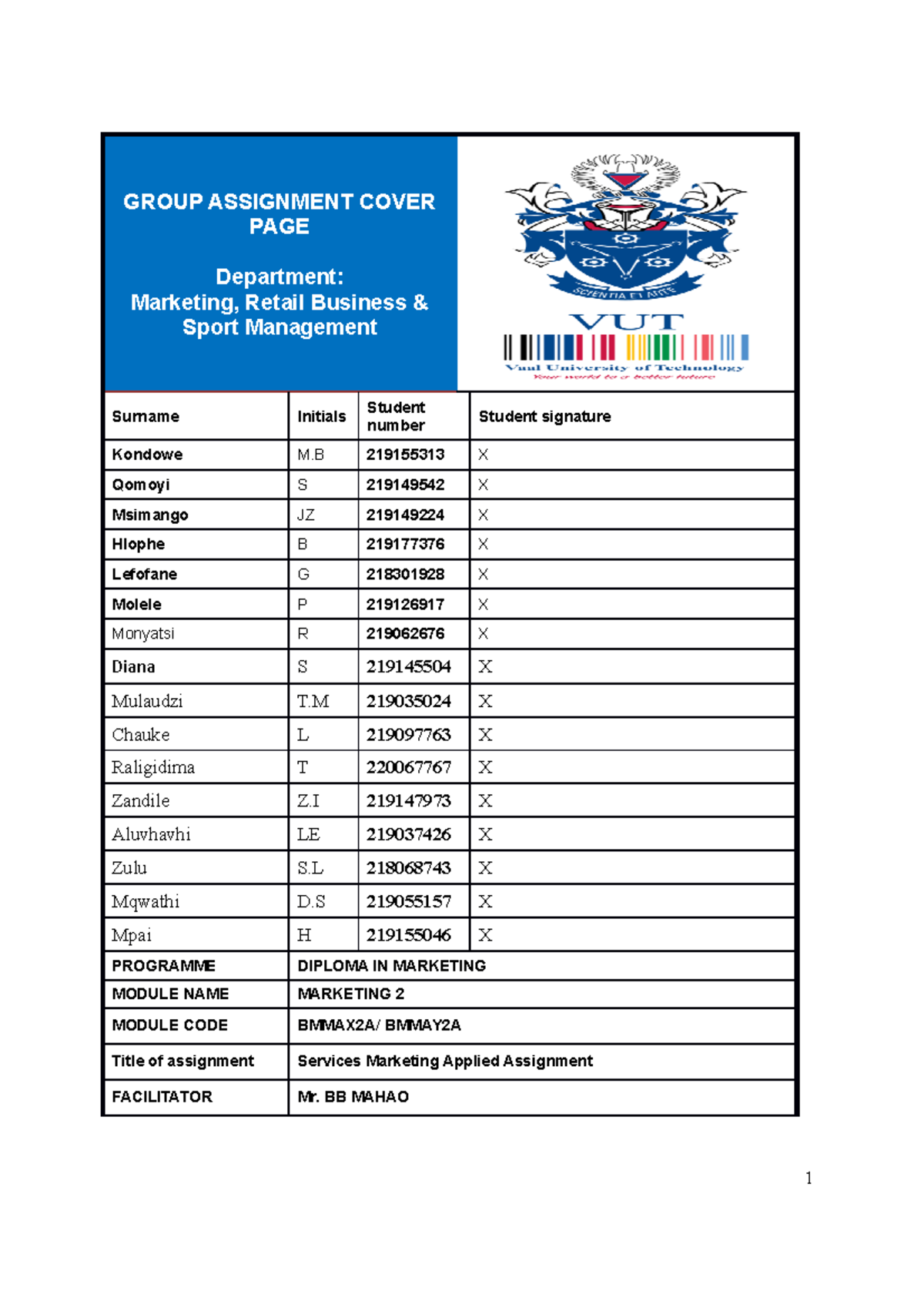 Marketing%20 Assignment%20%202 - VUT - Studocu