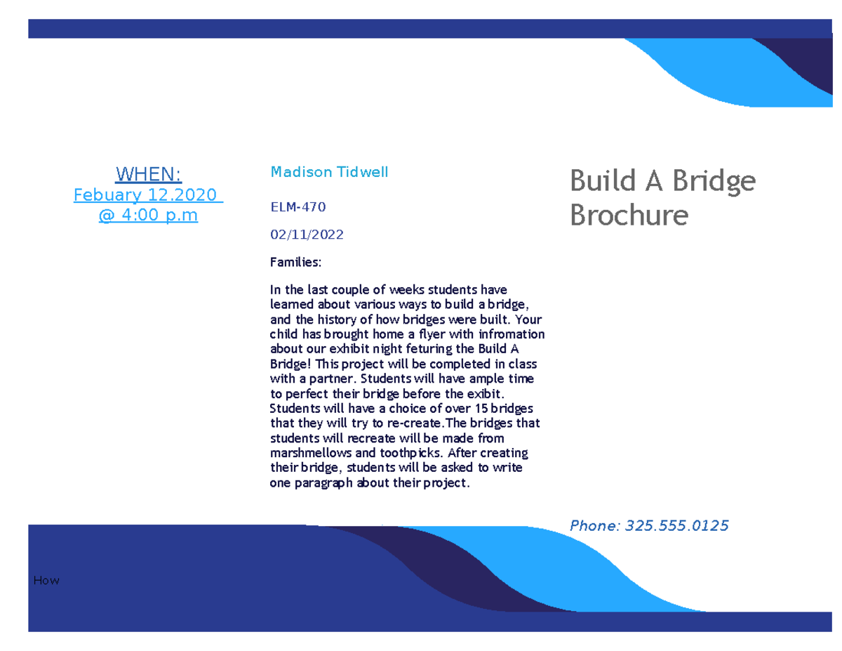 Self-Regulated Learners Brochure 1 - WHEN: Febuary 12. @ 4:00 p How ...