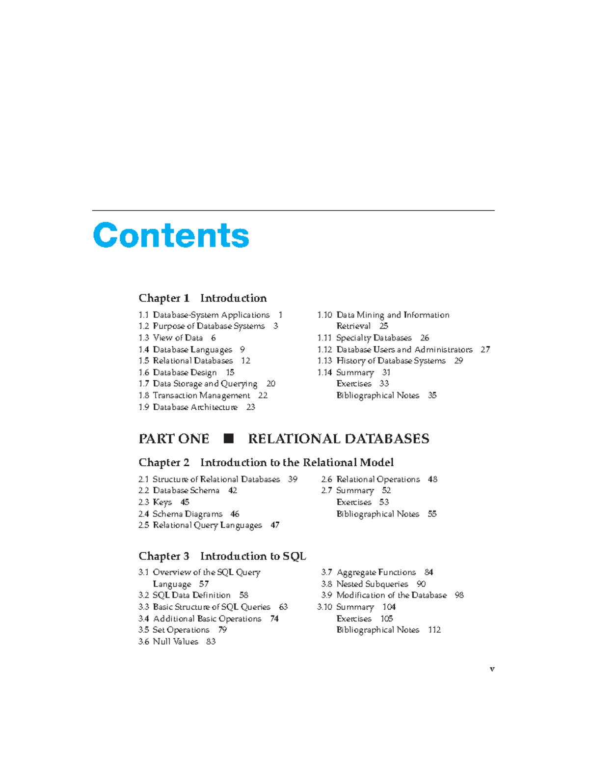 Dbms1 - Lecture notes 1 - Contents PART ONE RELATIONAL DATABASES ...