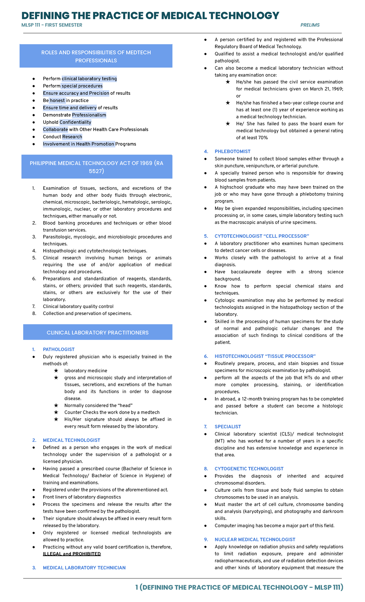 Defining THE Practice OF Medtech - DEFINING THE PRACTICE OF MEDICAL ...