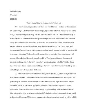 Benchmark – Lesson Planning for English Language Learners- TRodgers ...