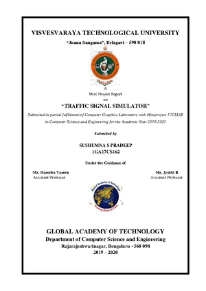 CG LAB Manual NEW - All - VISVESVARAYA TECHNOLOGICAL UNIVERSITY