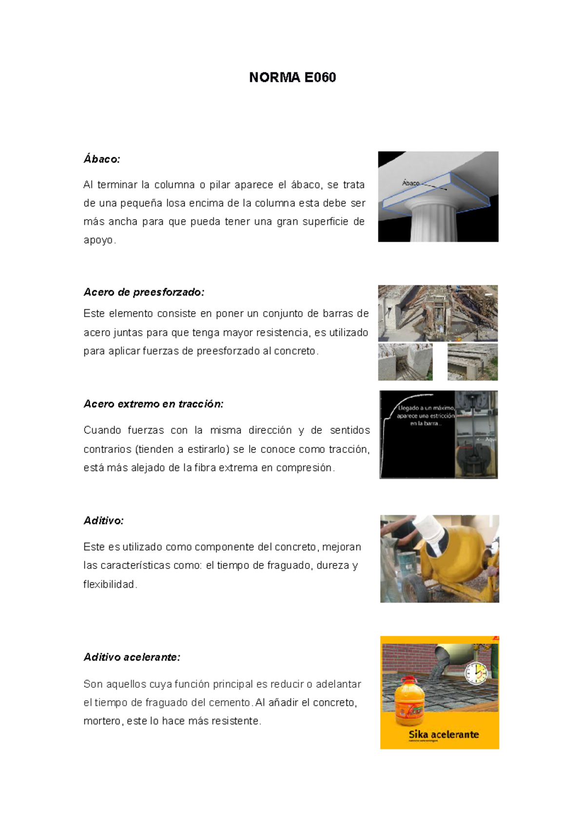 Norma E060 estructuras-avance 2 - introduccion a la estructuras - UTP - StuDocu