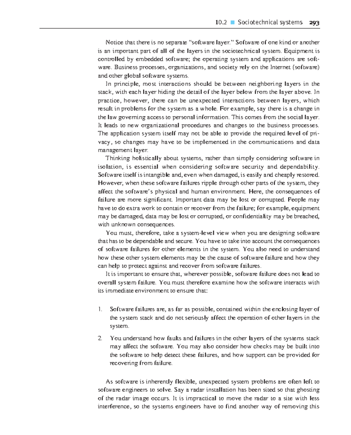 COEN 6311 - Lecture 26 - 10 Sociotechnical systems 293 Notice that ...