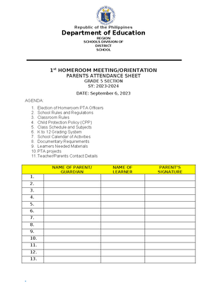 Tagalog commands - 1. PAGSASANAY NG KAWAL NA WALANG SANDATA (SCHOOL FOR ...