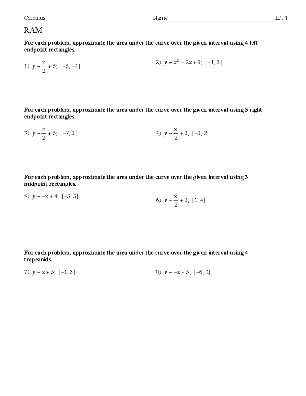 RAM - Finite Mathematics work - ©f v 2 q 0 _ 1 S 6 E WKquftraD ...
