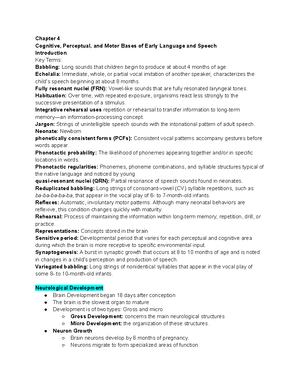 Chapter 5 Social and Communicative Bases of Early Language and Speech for students - DCOM 212 ...