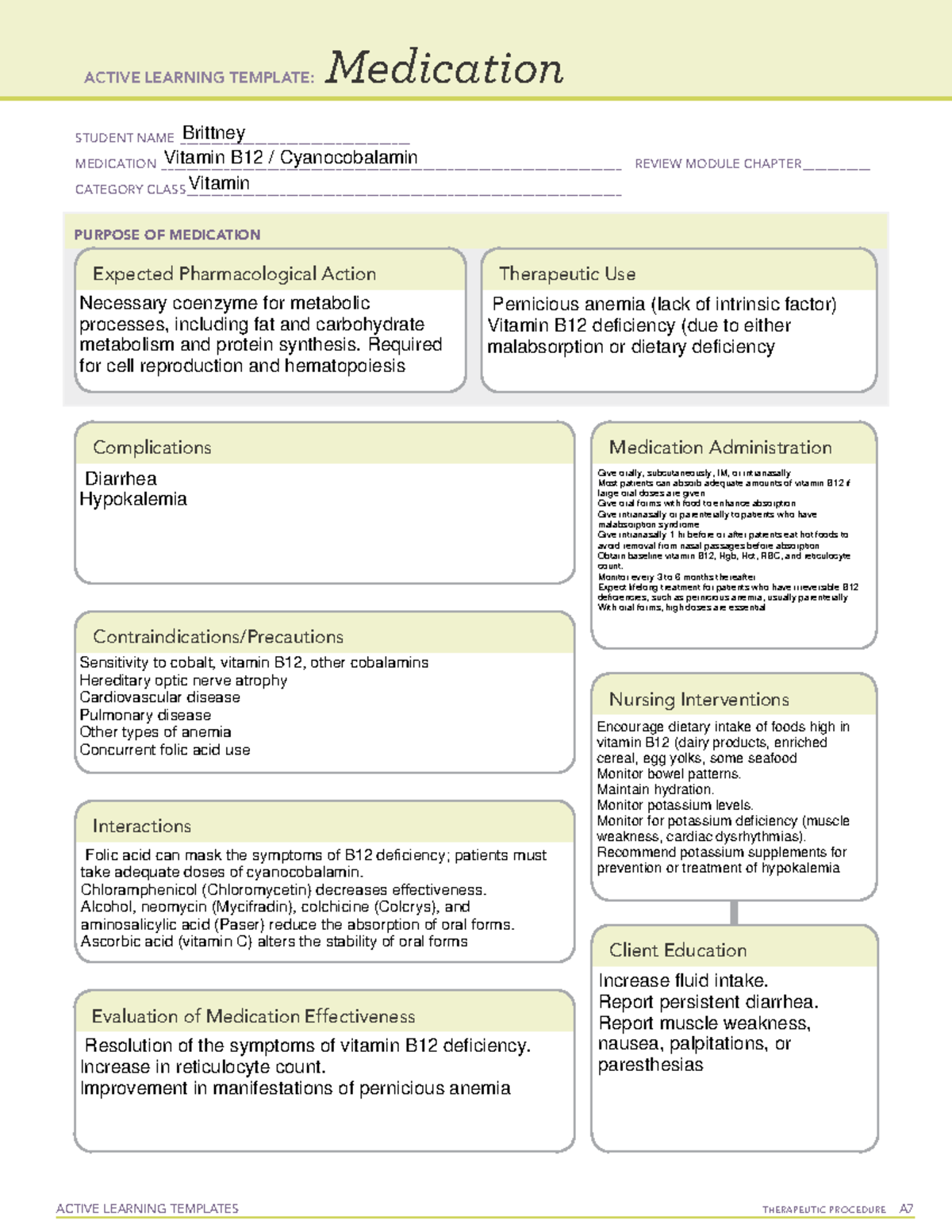 B12 - Active Learning Template - ACTIVE LEARNING TEMPLATES THERAPEUTIC ...