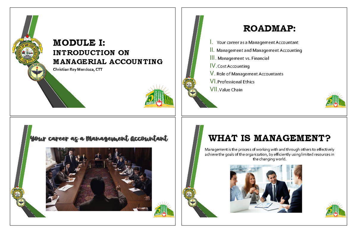 Module 1 - Introduction to Managerial Accounting Print - MODULE I ...