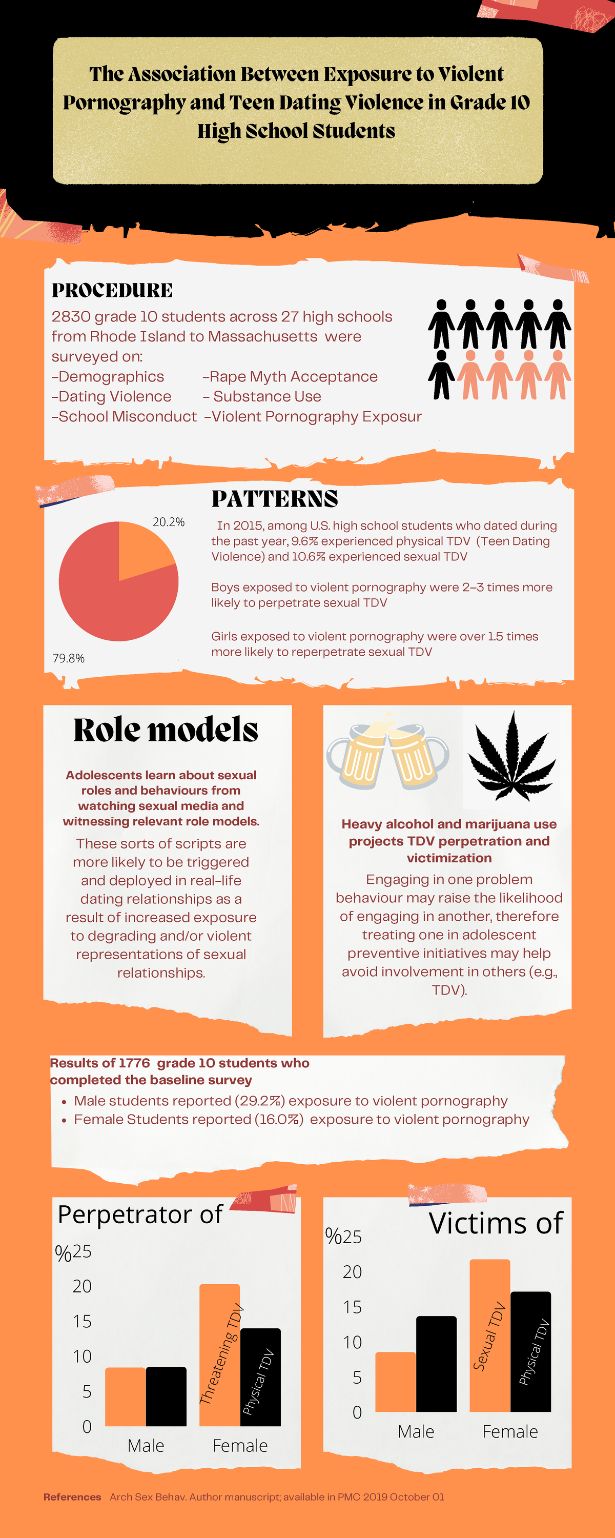 Data Infographic for pornography and sexual aggression - References ...