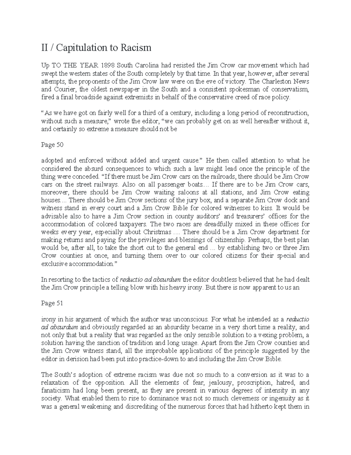 11-Capitulation-to-Racism - II / Capitulation to Racism Up TO THE YEAR ...