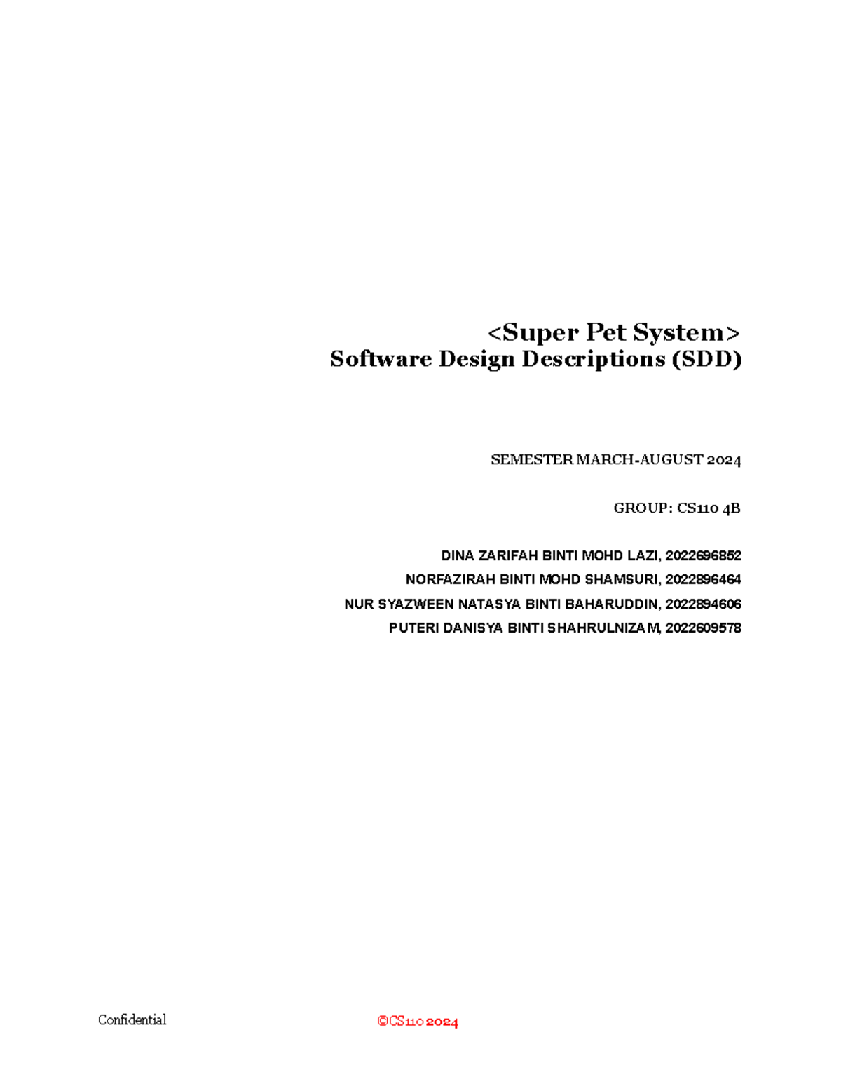 SDD Super PET System - good - Software Design Descriptions (SDD ...