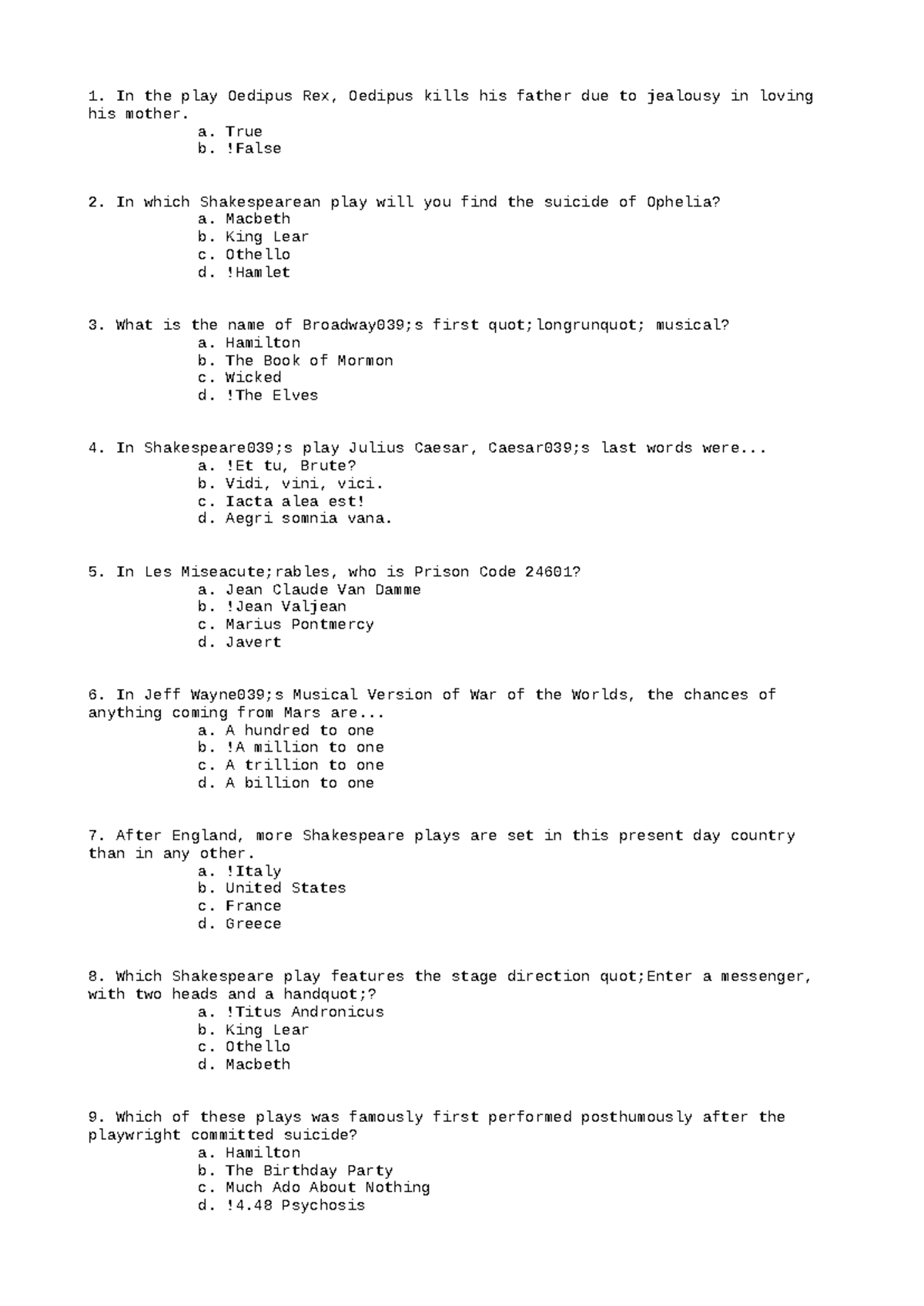 STAT155 Analysis Fall 2021 5 - In the play Oedipus Rex, Oedipus kills ...