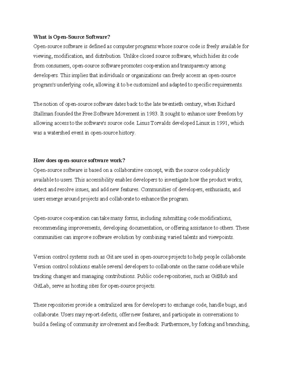 Open-Source Software - What is Open-Source Software? Open-source ...