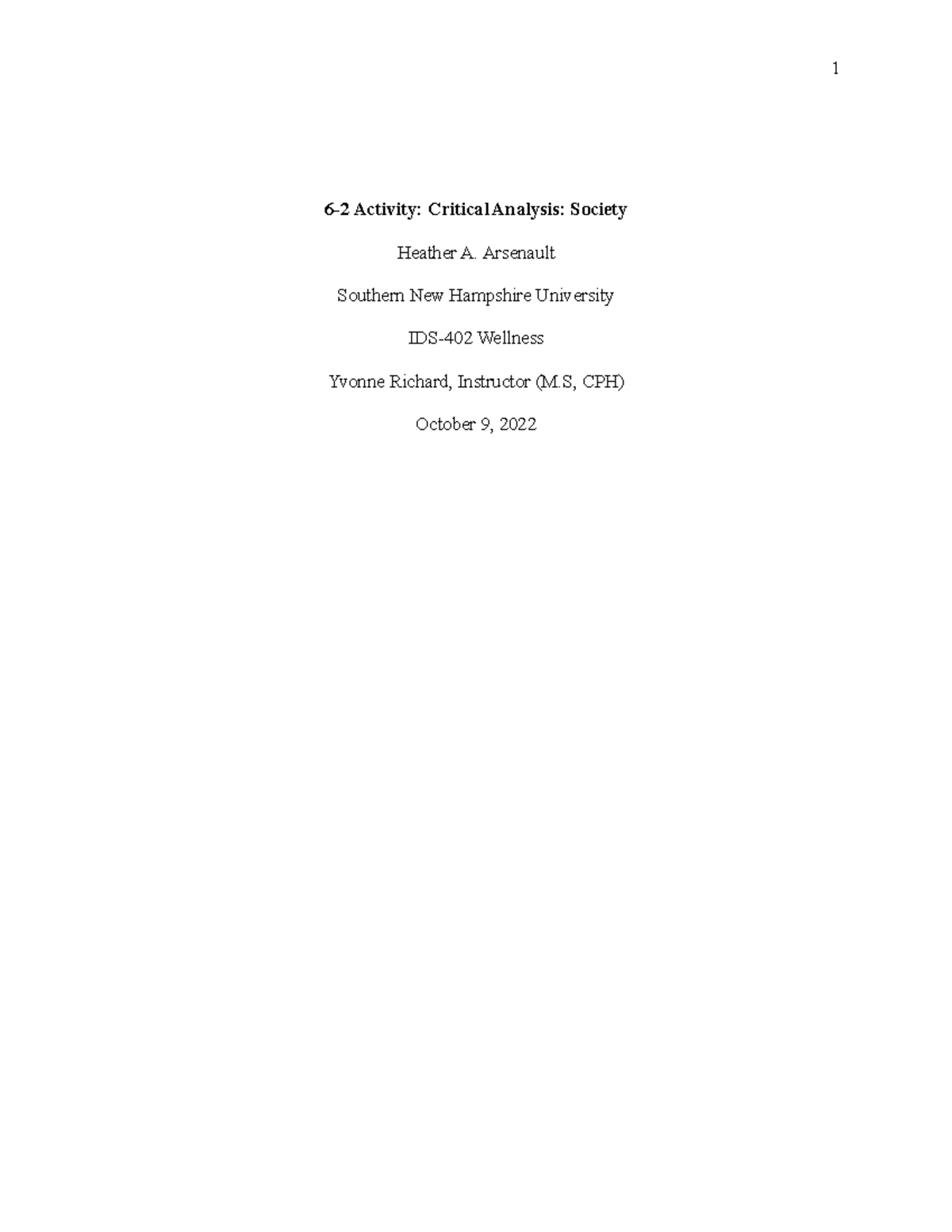 IDS 402 6-2 Activity Reflection- Society- Grade B - Deprecated API ...