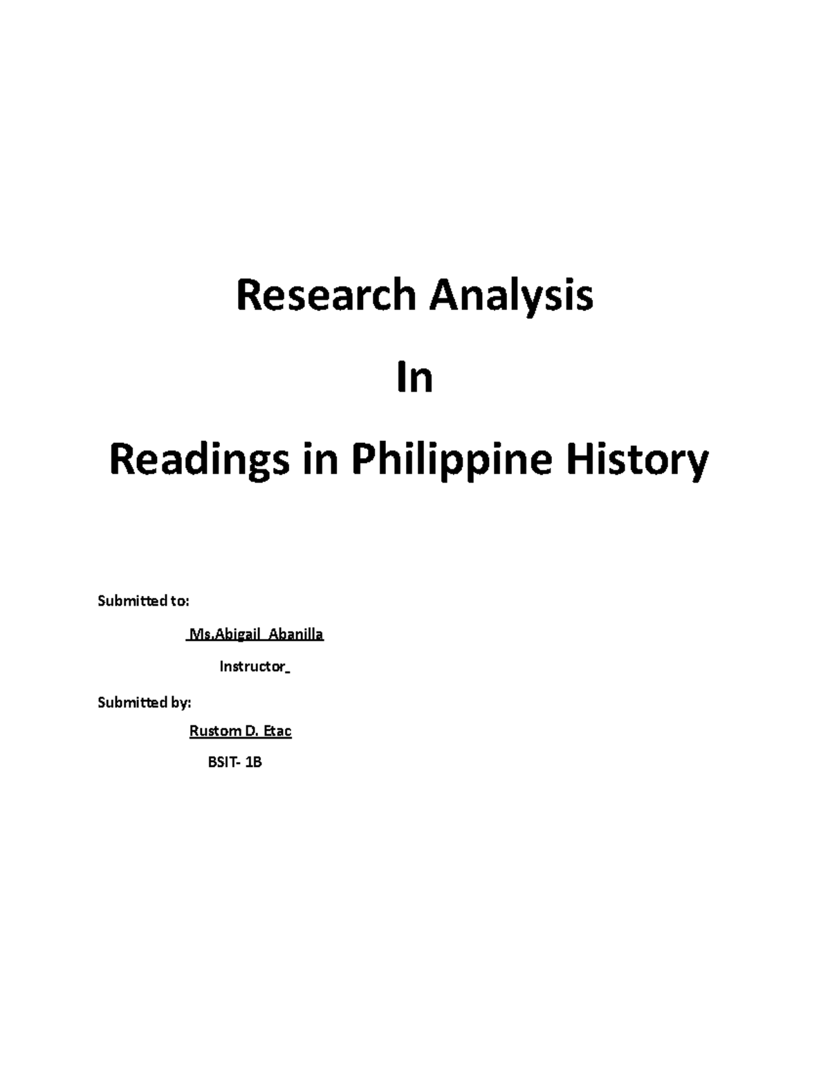 Research Analys-WPS Office - Research Analysis In Readings in ...
